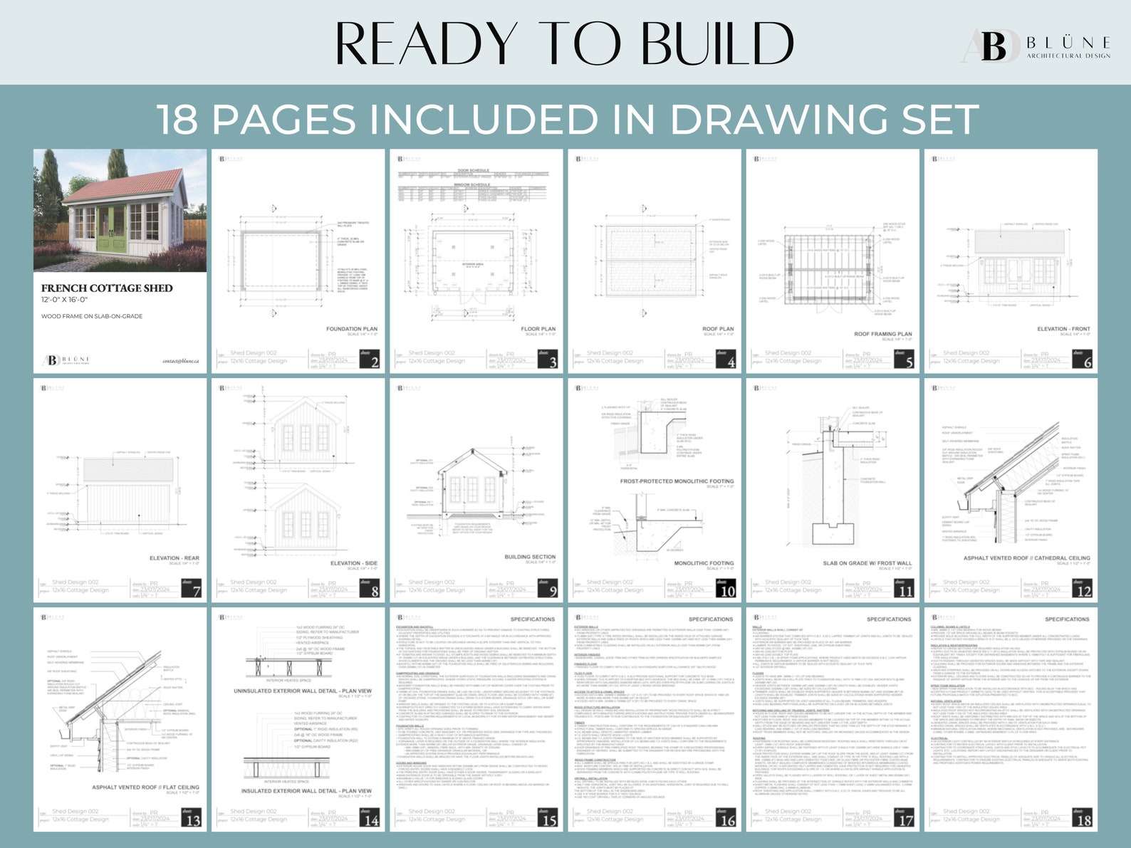 12x16 Garden Shed Plans Guest House Plans Bunkhouse Shed Plans Workshop ...