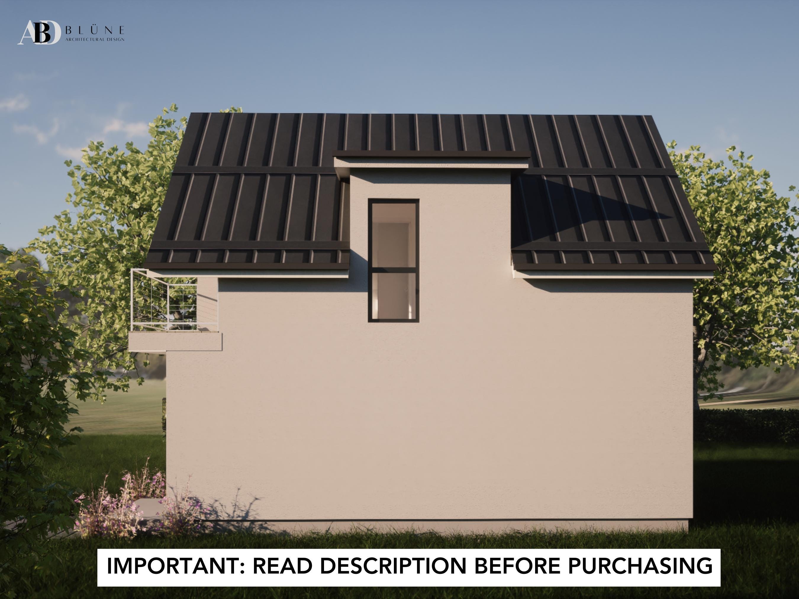 18x25 House Plans 2 Bedroom 1 Bath Two Storey House Small Cabin Home ...