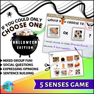 FALL/HALLOWEEN Social Questions Opinion Writing Sentence Building 5 ...