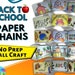 Back to School Activity | 1st Week of School | Paper Chains Fall Craft ...