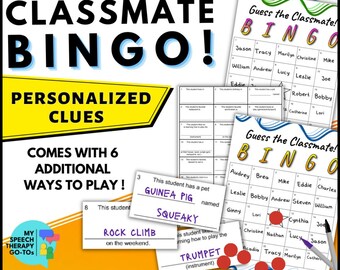 Get to Know You Bingo Icebreaker Game Icebreaker Printables - Etsy