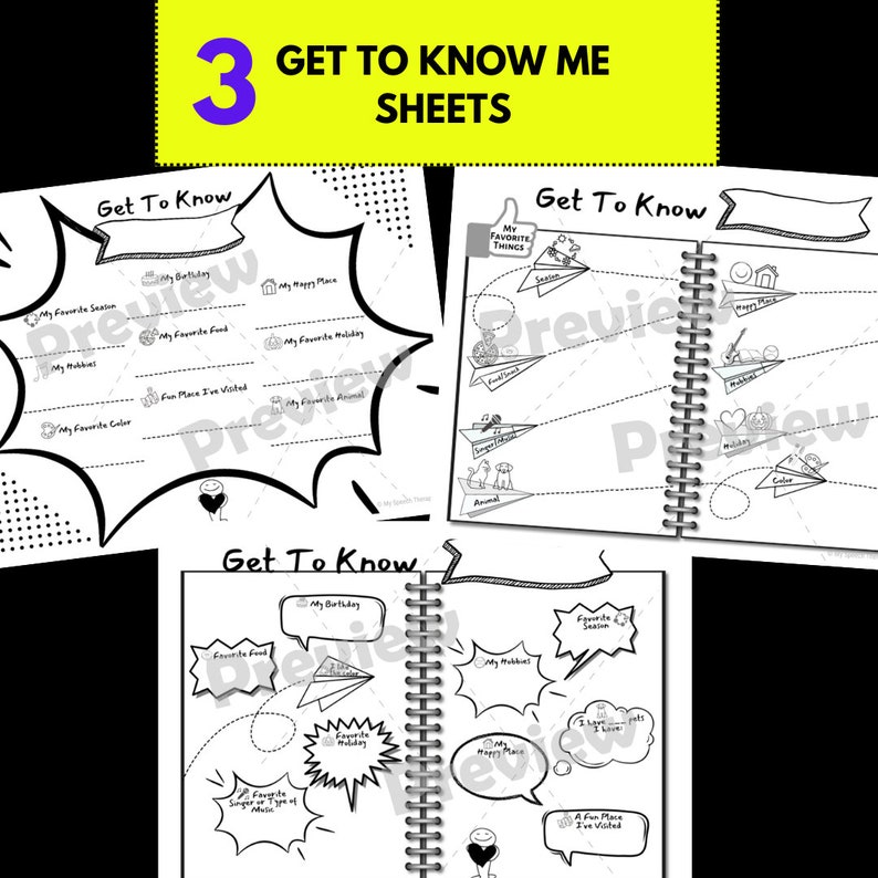 Back to School Get to Know Me & Get to Know You Peer Interviews | All ...