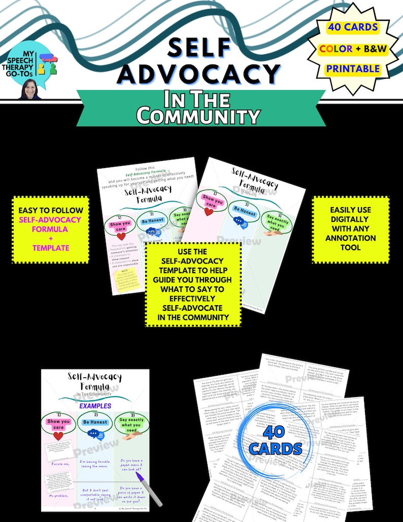 Self-advocacy COMMUNITY Life Skills Problem Solving Scenarios for Older ...