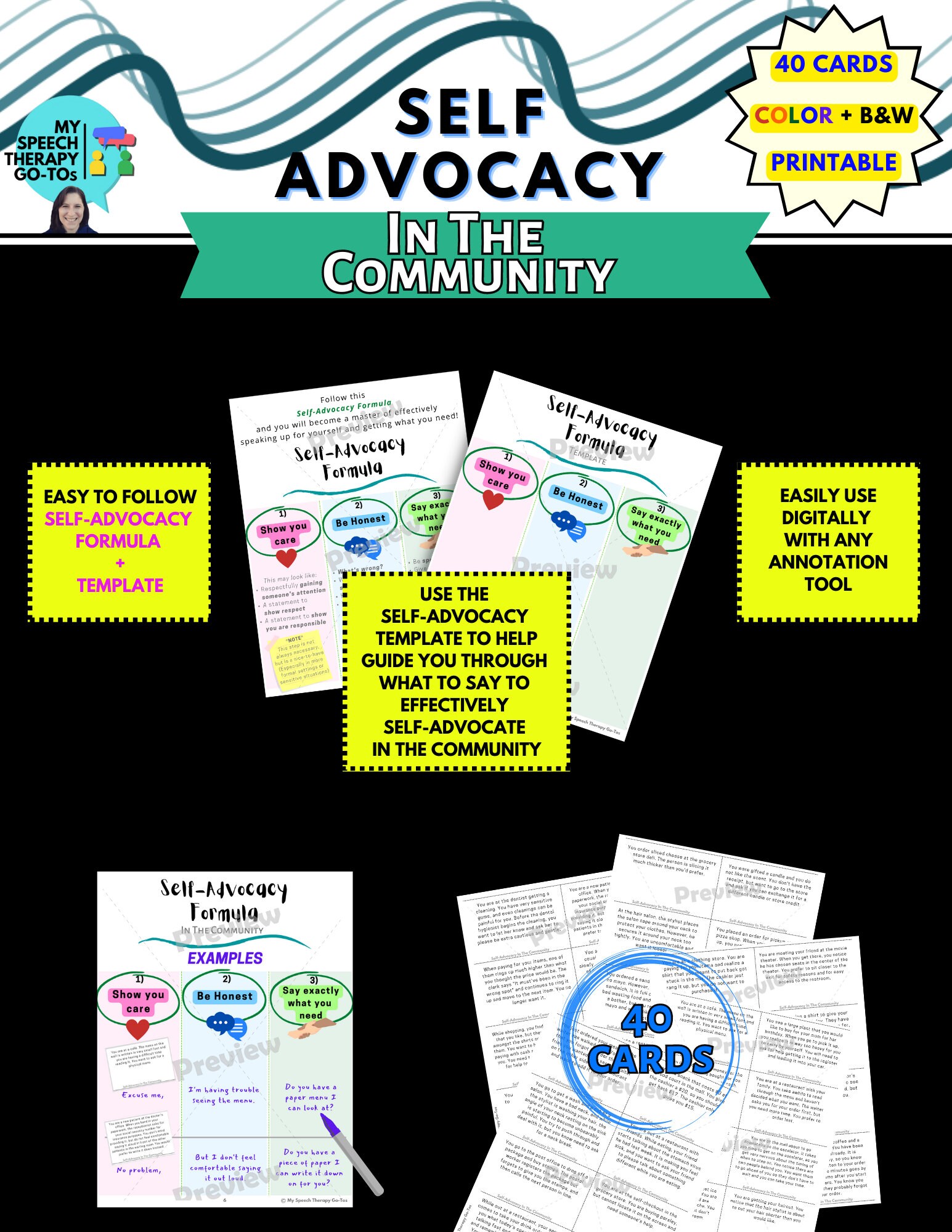 Self-advocacy COMMUNITY Life Skills Problem Solving Scenarios for Older ...