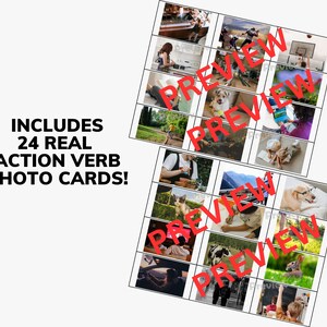 Describing Action Photos WHO WHAT WHERE Sentence Building - Etsy