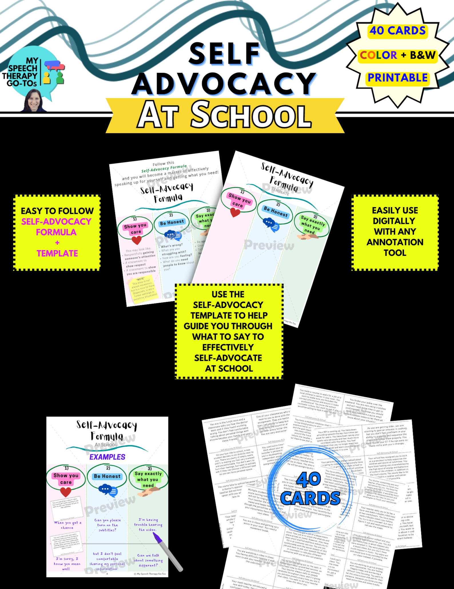 Self-advocacy at SCHOOL Life Skills Problem Solving Scenarios for Older ...