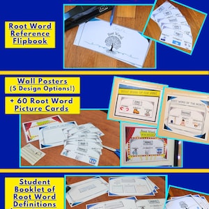 Greek Latin Root Words | Morphology Word Wall Poster Picture Cards ...