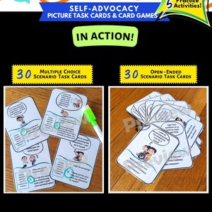 Self-advocacy Activities & Games: Social Problem Solving Scenarios and ...