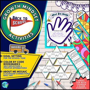 Back to School Goal Setting Class Mural Collaborative Art | Growth ...