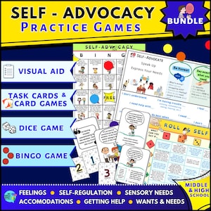 Self-advocacy Activities & Games: Social Problem Solving Scenarios and ...