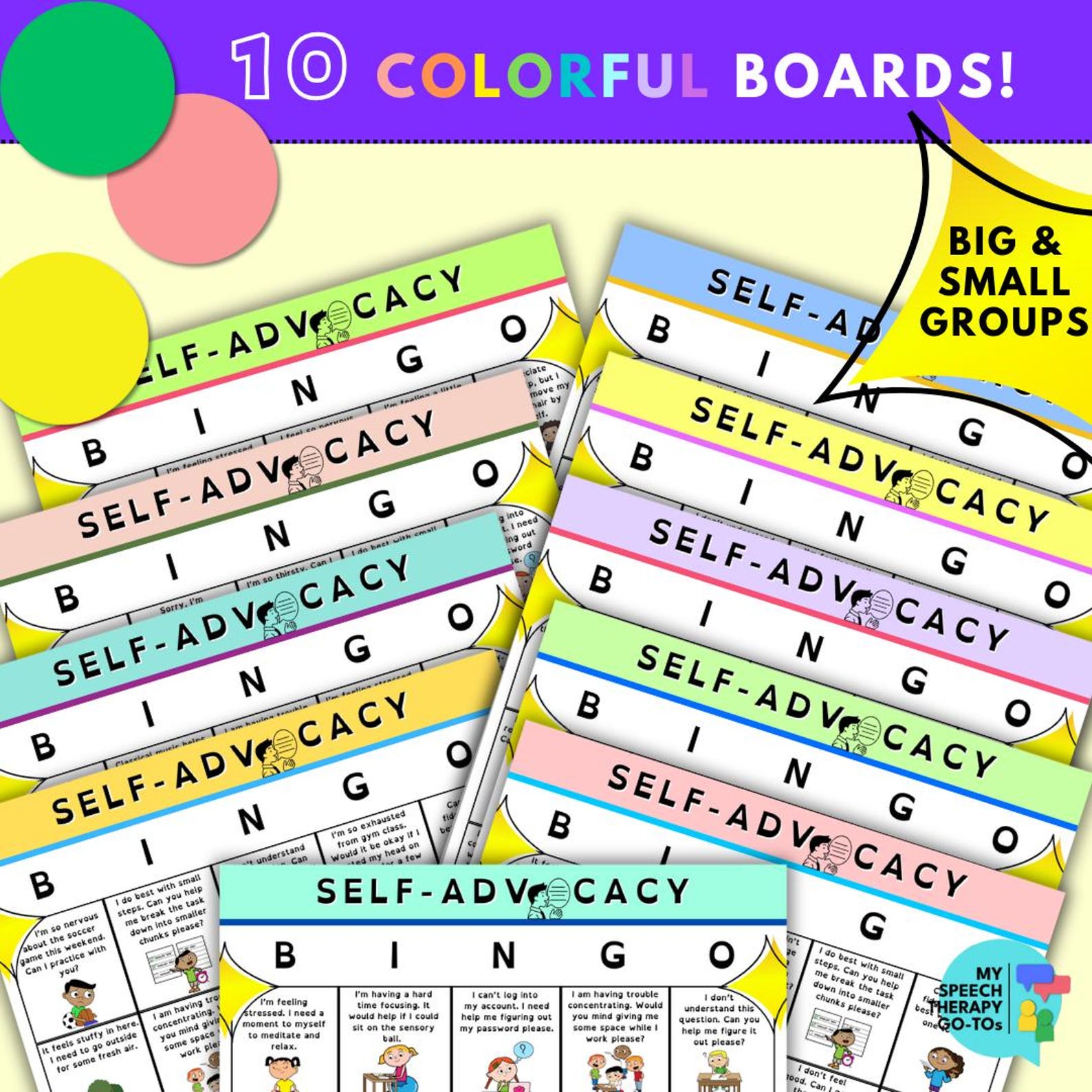 Self-advocacy BINGO Game: Social Skills Practice for Teens (digital ...