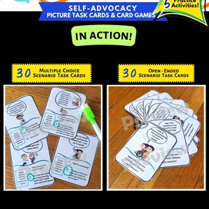Self-advocacy Activities & Games | Social Problem Solving Picture ...