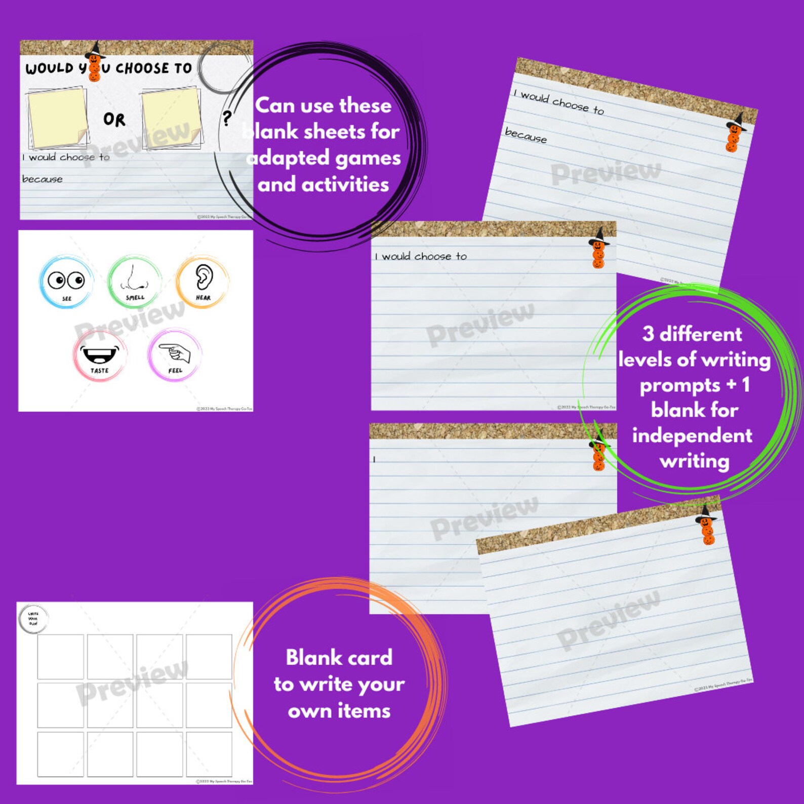FALL/HALLOWEEN Social Questions Opinion Writing Sentence Building 5 ...