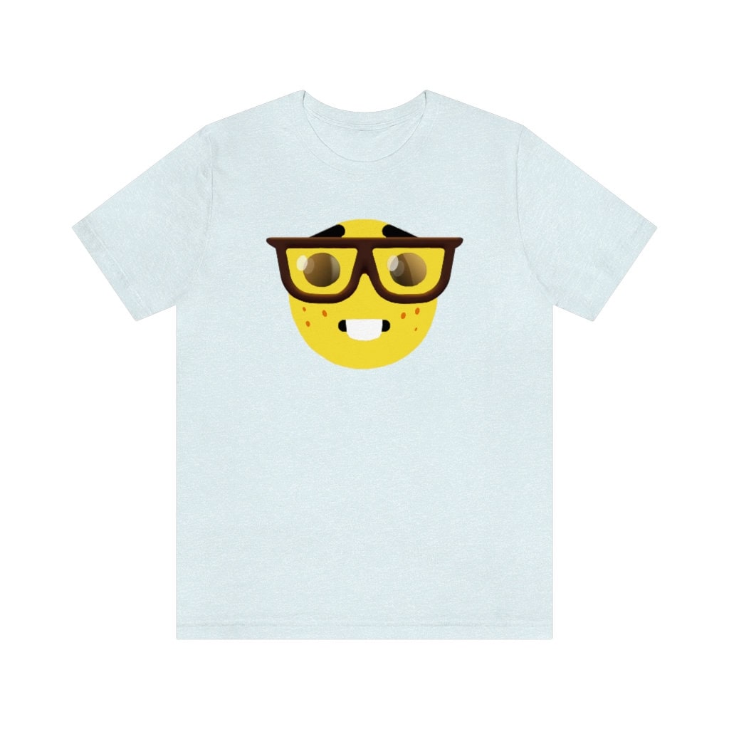 Nerd Emoji Funny Meme Shirt Unisex Cotton T-shirt - Etsy