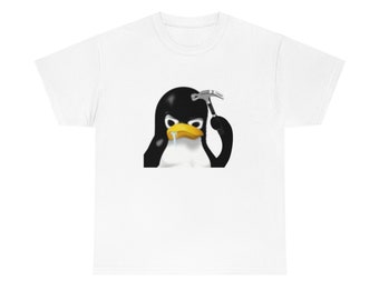 Tux Linux Shirt - Etsy