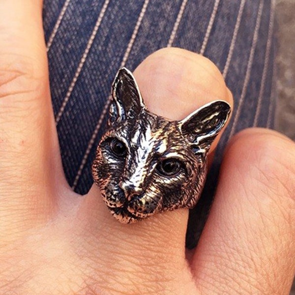 Cat Ring - Etsy