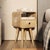 Small Floating Nightstand With Drawers Rustic Floating Bedside Table ...