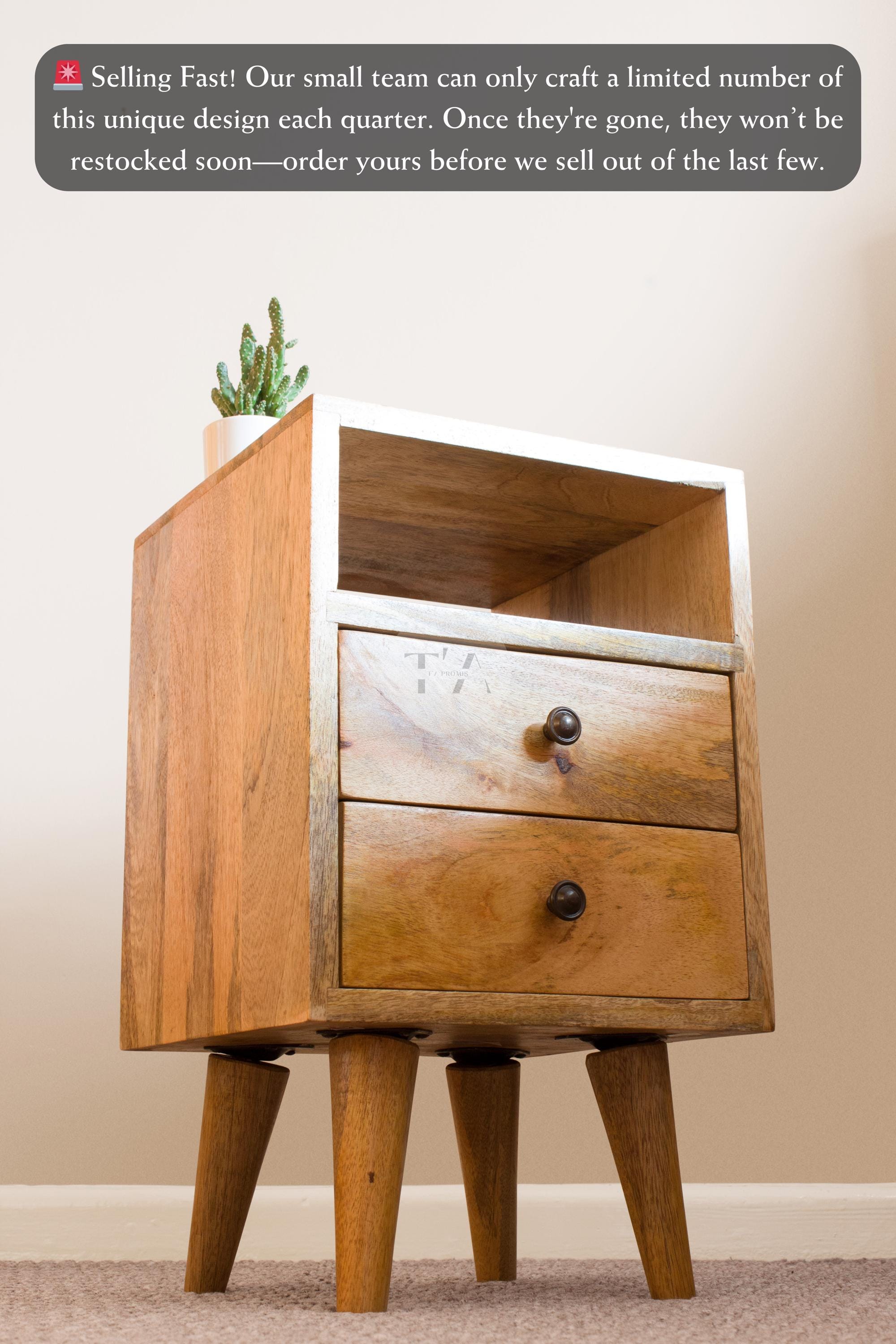 Small mid century nightstand store