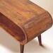 Tv Stand Side Table Rounded TV Stand Open Shelf Curved TV Stand Retro ...