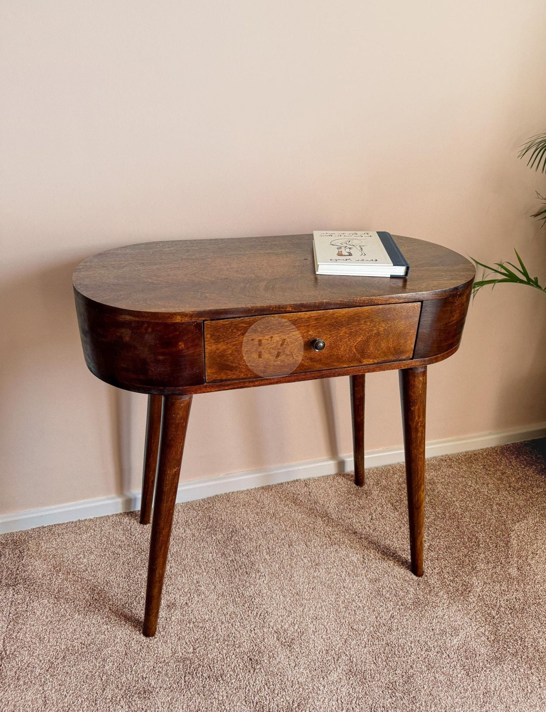 Oval Dressing Table • Makeup Dresser Table • Modern Console Table ...