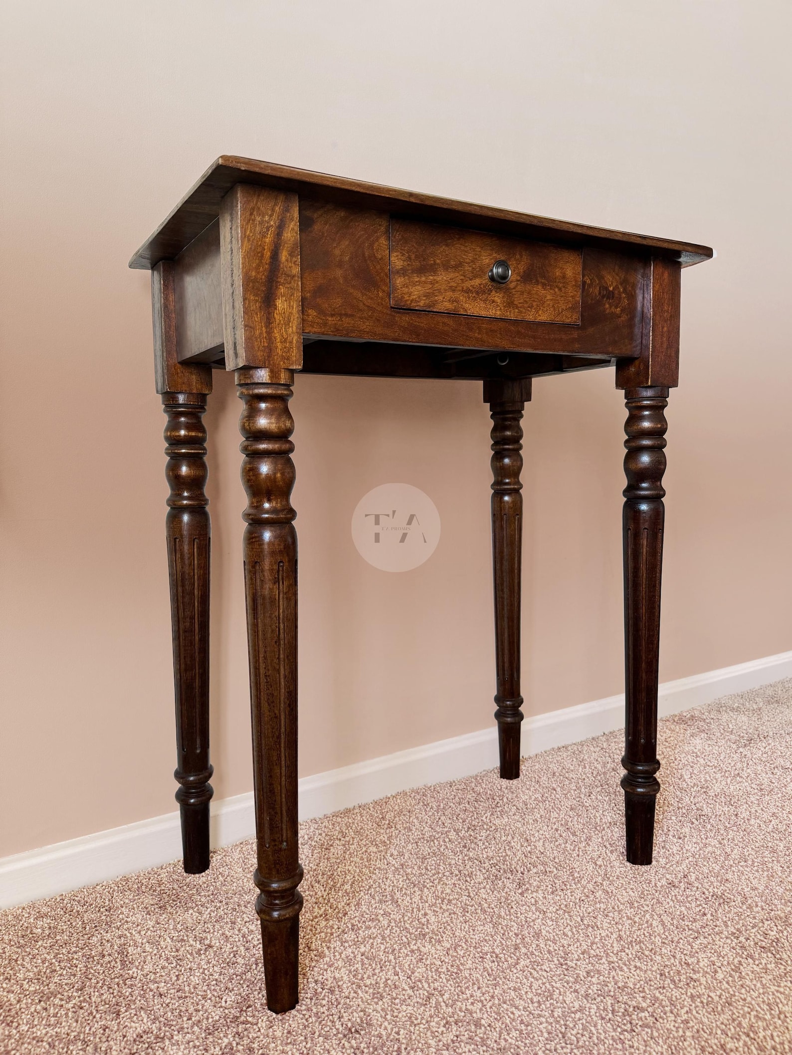 Minimalist Writing Desk in Bedroom • French Desk Rustic • Narrow Desk ...