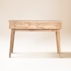 Farmhouse Desk With Drawers for Home Office Solid Wood Writing Desk ...