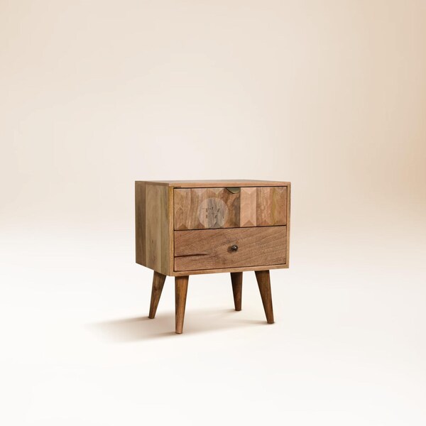 Rustic Bedside Table - Etsy UK