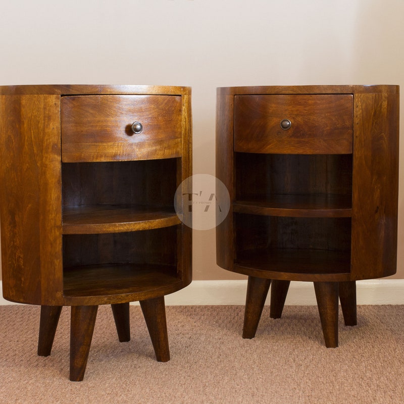 Bedside Table Pair - Etsy UK