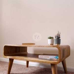 Coffee Table Low • Coffee Table With Shelf • Small Coffee Table ...