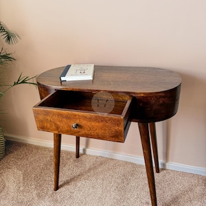 Oval Dressing Table • Makeup Dresser Table • Modern Console Table ...