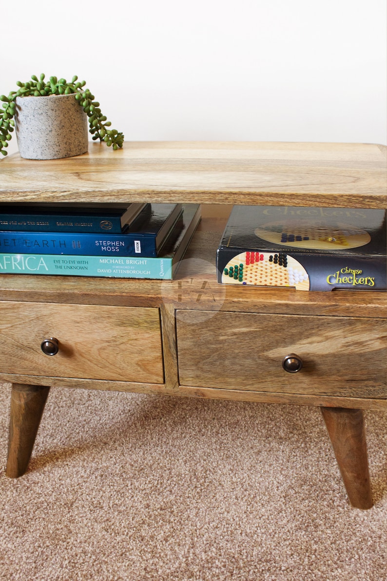 Small Tv Stand for Bedroom Narrow TV Stand Light Wood Tv - Etsy