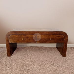 Curved Edge Tv Unit Design • Arched Tv Stand Rounded Edges • Solid Wood ...