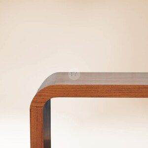 Acacia Coffee Table Rounded Edges Wooden Handmade Coffee Table Coastal ...