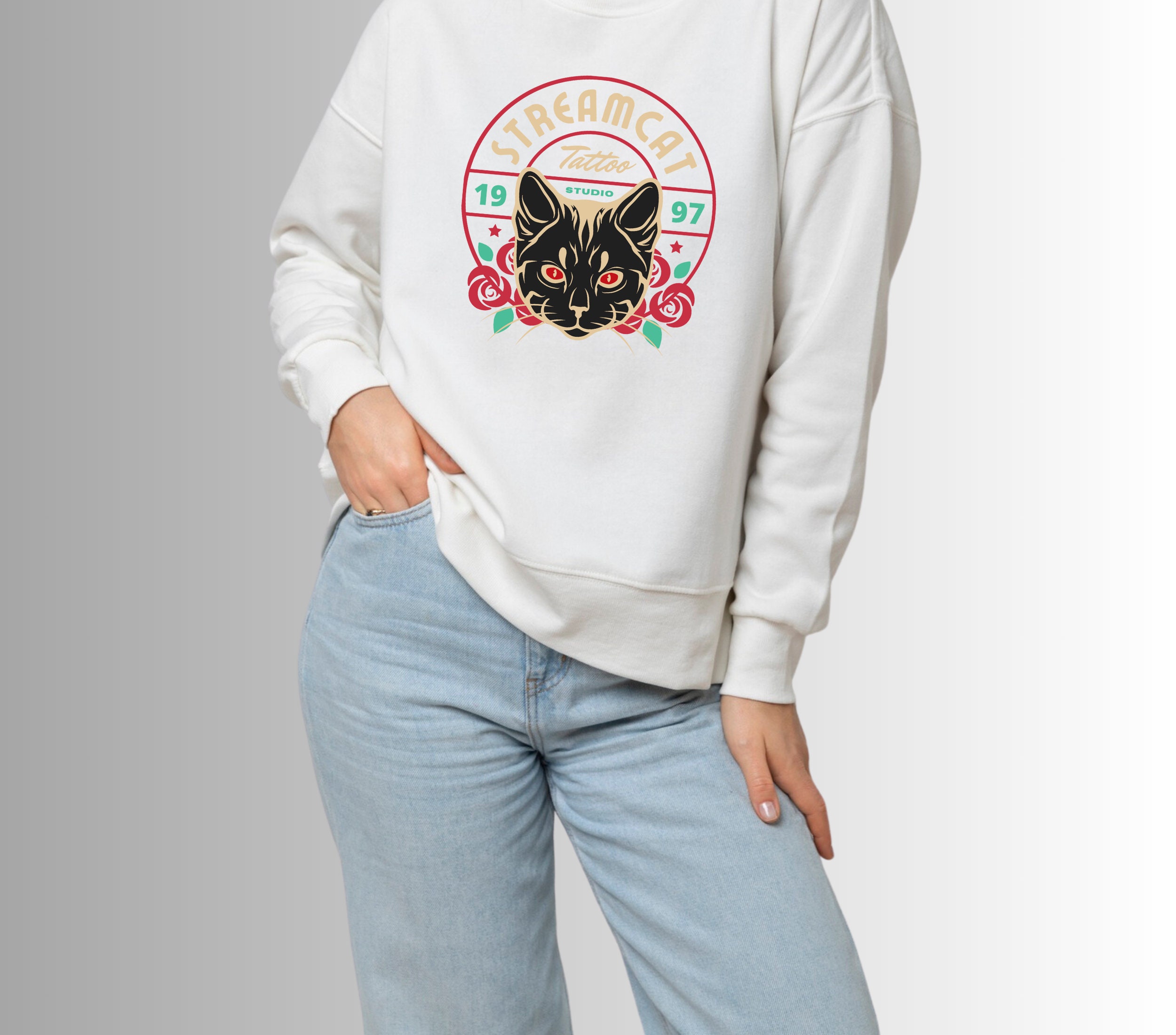 Stream Cat SVG, Cat SVG, Cat Png, Tshirt Cat, Stream Tshirt, Install ...