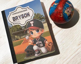 Personalized Composition Notebook, Custom Name Notebook, Custom ...