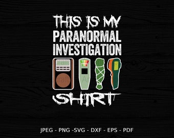 Paranormal Researcher Ghost Hunting SVG - Etsy