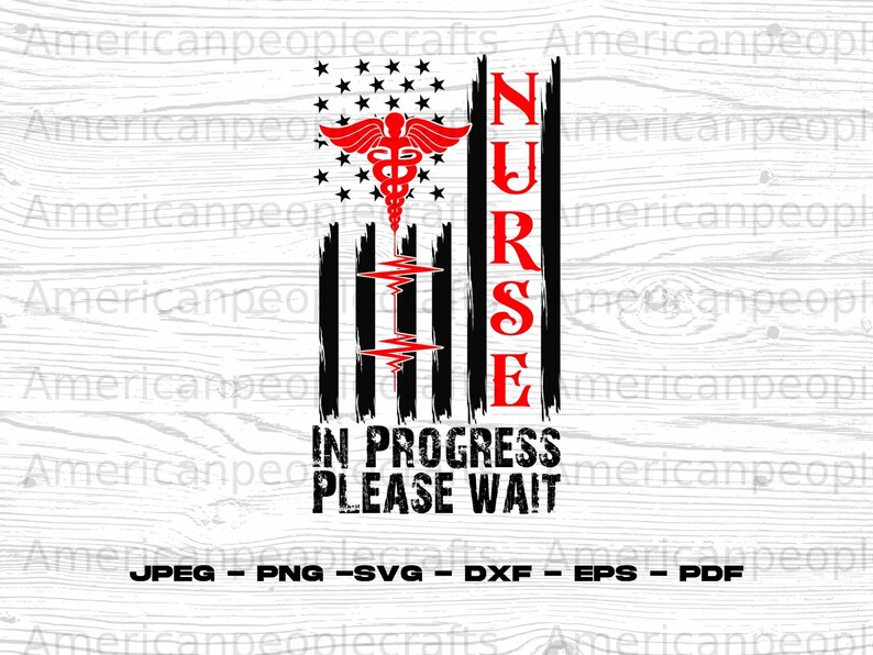 Nurse in Progress PNG Nursing Student SVG - Etsy