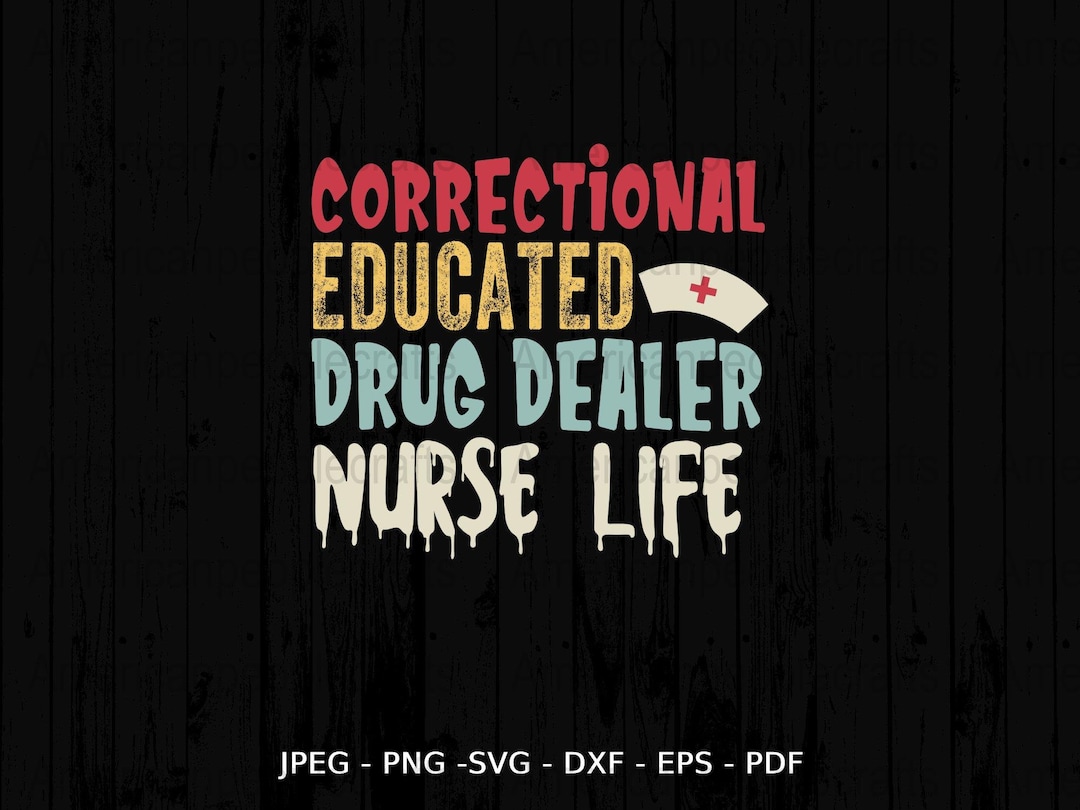 Correctional Nurse SVG Prison Nurse Svg, Png Instant Digital Download ...