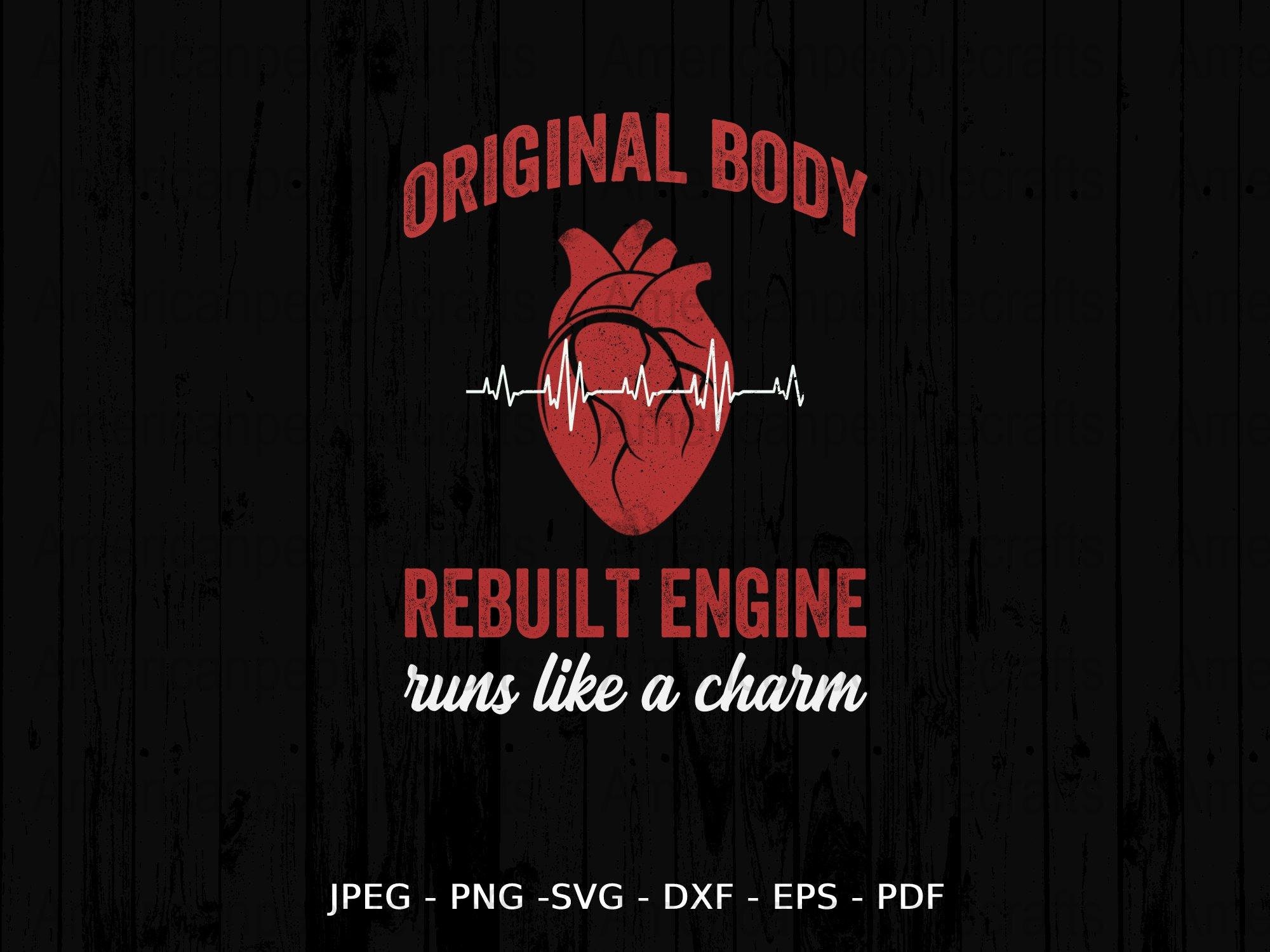 Open Heart Surgery SVG Heart Transplant Post Surgery Digital Download ...