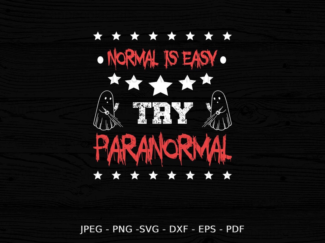Paranormal Researcher Ghost Hunting SVG - Etsy