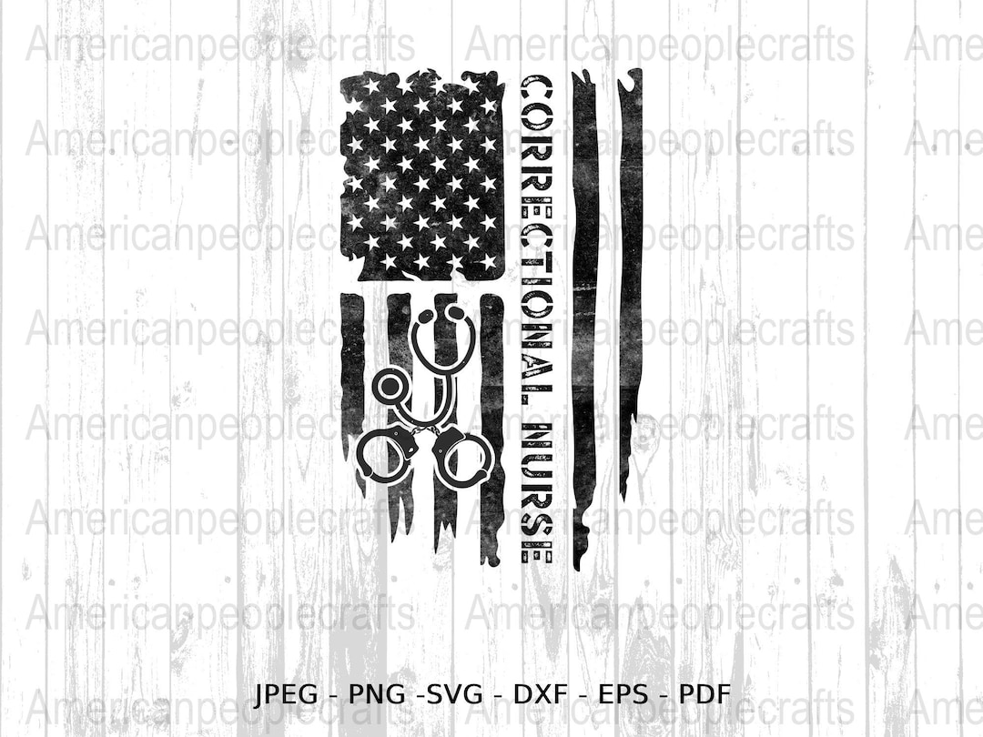 Correctional Nurse SVG Prison Nurse Svg, Png Instant Digital Download ...