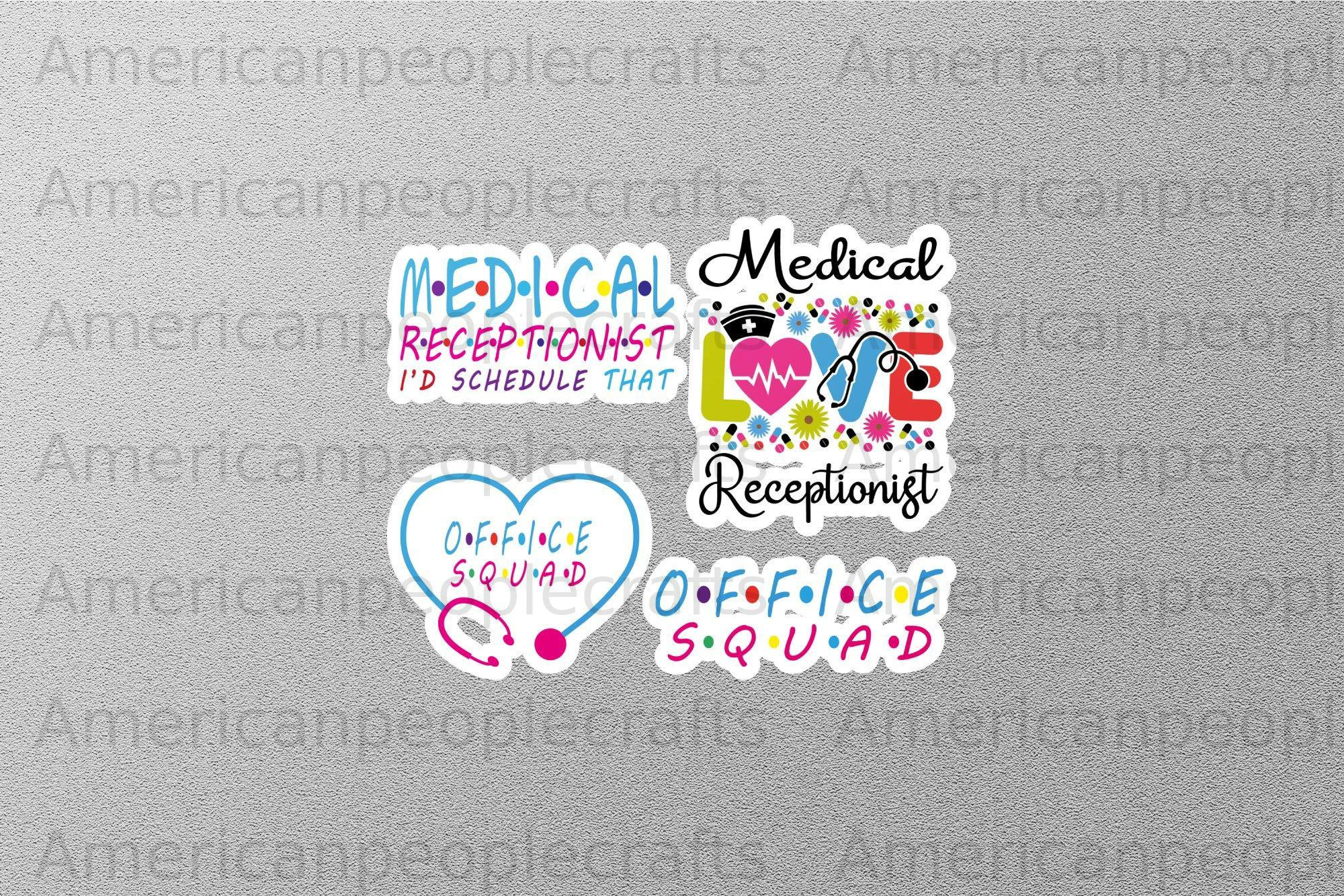 Healthcare Medical Receptionist Sublimation Receptionist Quote PNG ...