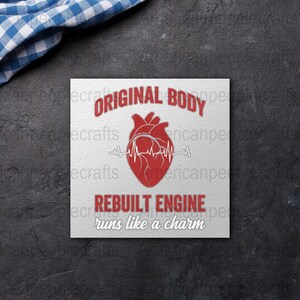 Open Heart Surgery SVG Heart Transplant Post Surgery Digital Download ...