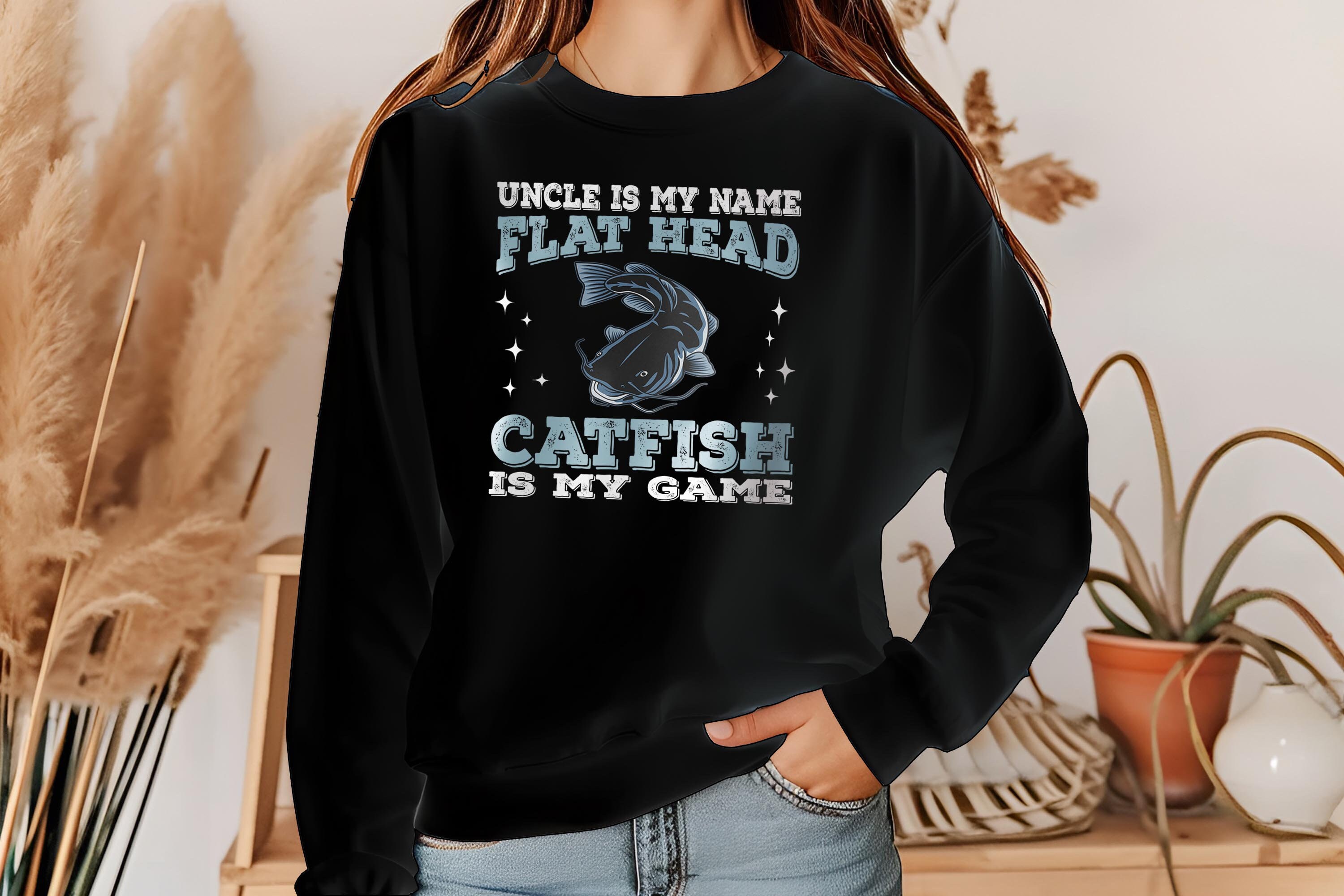Flathead Catfish SVG PNG - Etsy