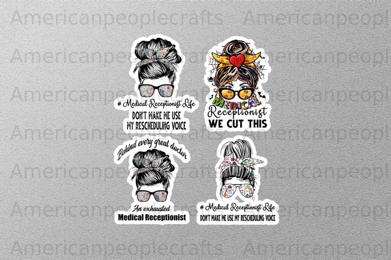 Healthcare Medical Receptionist Sublimation Receptionist Quote - Etsy