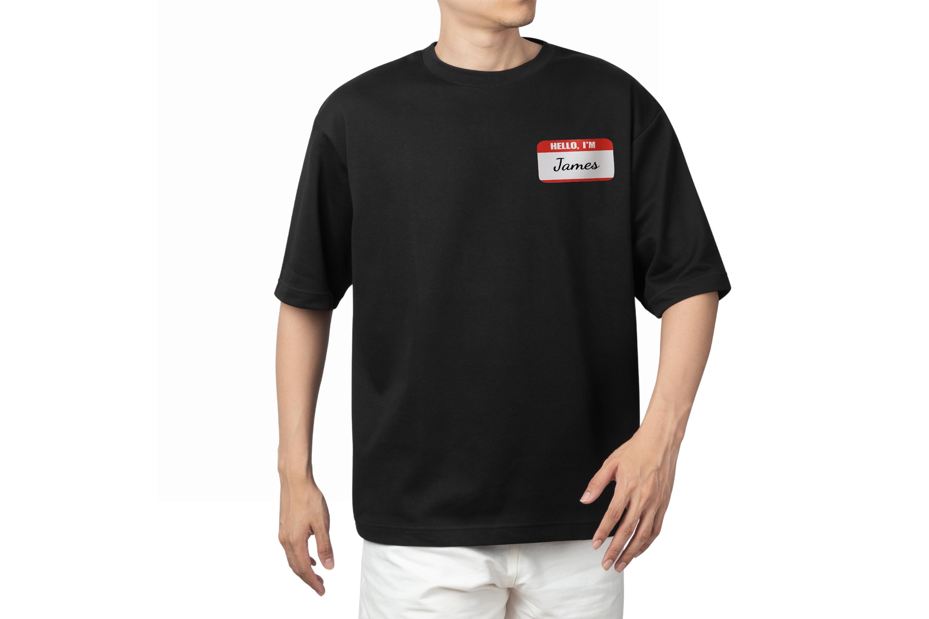 Name Tag, Editable Name Tag Template - Custom Printable Badge for ...