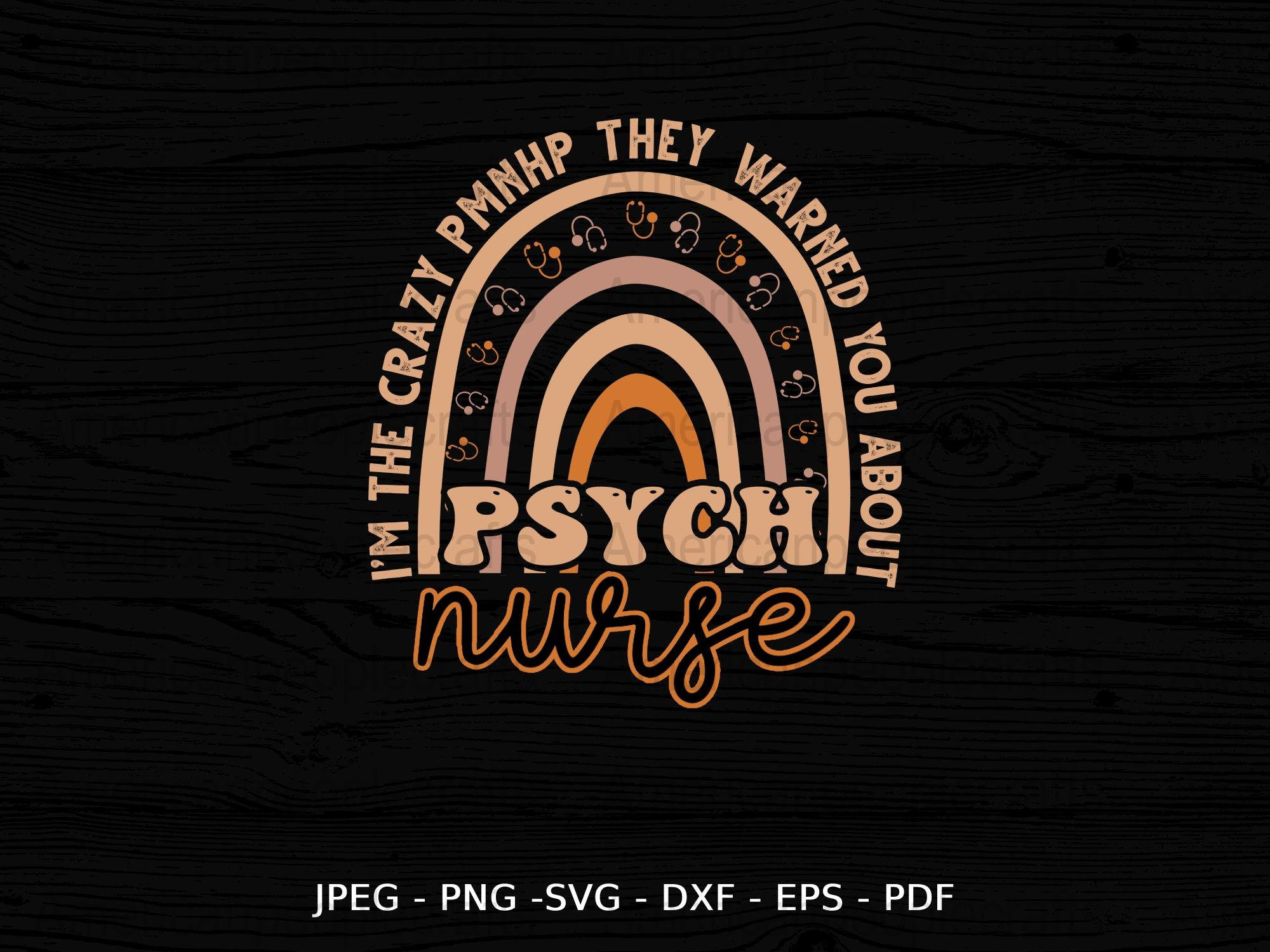 Psych Nurse SVG, Psychiatric Nurse - Etsy