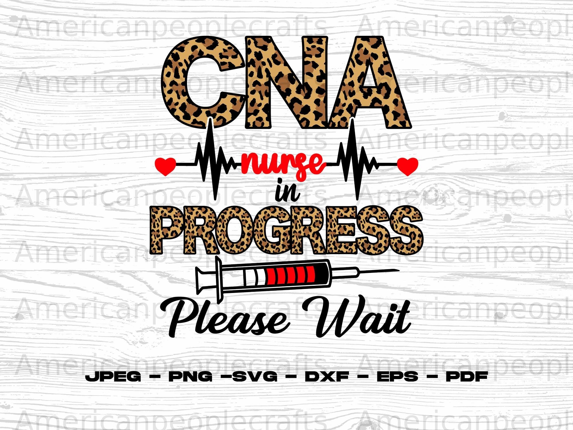 Nurse in Progress PNG Nursing Student SVG - Etsy