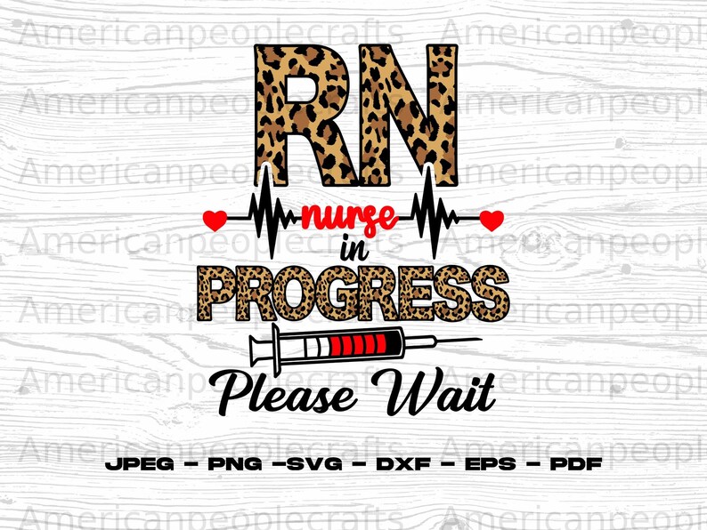 Nurse in Progress PNG Nursing Student SVG - Etsy