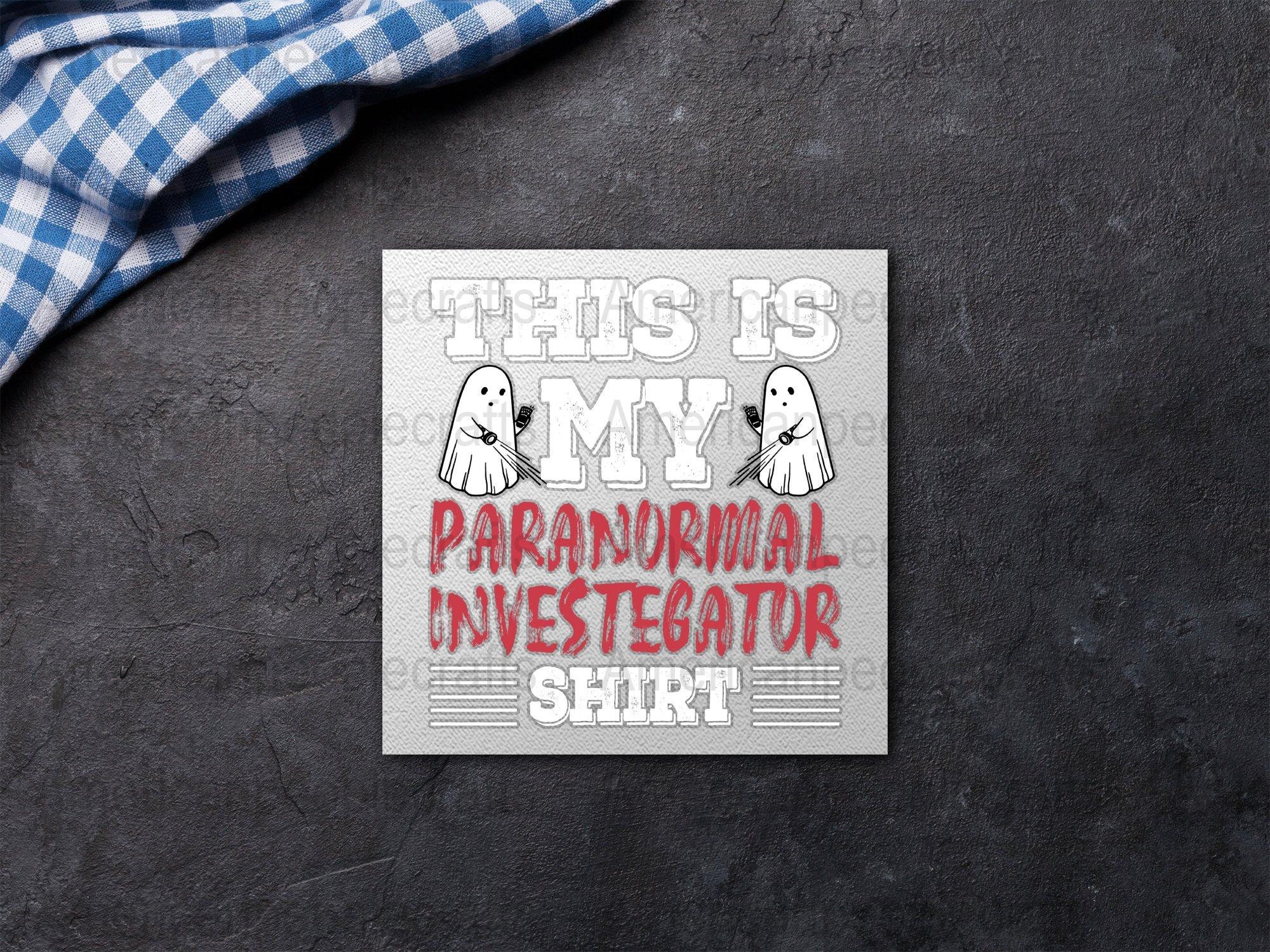 Paranormal Researcher Ghost Hunting SVG - Etsy